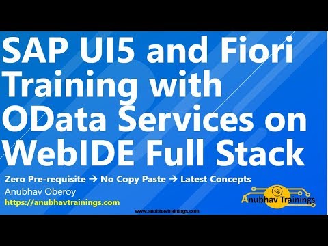 Learn SAP Fiori Training with OData on XML views with SAP WebIDE | UI5 training online - Mind Luster