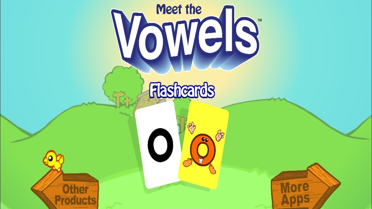 Meet the Vowels Flashcards (ALL 13 VOWELS)