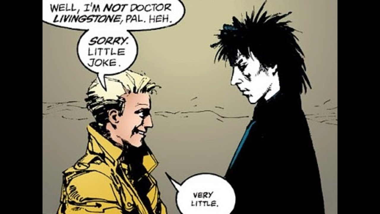 Constantine Meets Dream The Sandman Comic Dub