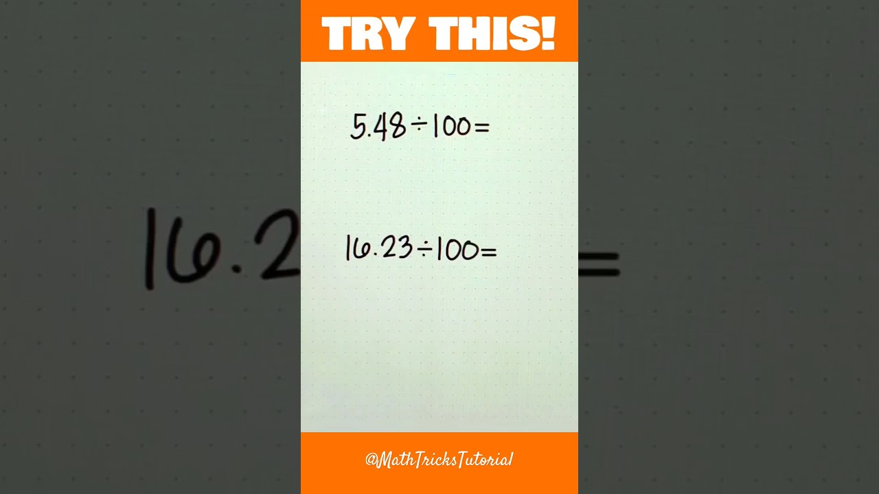 Amazing Math Hacks! #MathTricksTutorial #maths #tutorial #mathematics #shorts #education #foryou