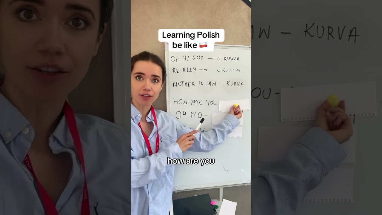 Learning Polish be like #short