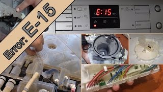 Bosch Dishwasher E15 error code permanent fix