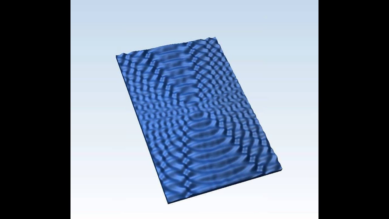 Wave interference relief for CNC machining 3D print model from CGTrader.com