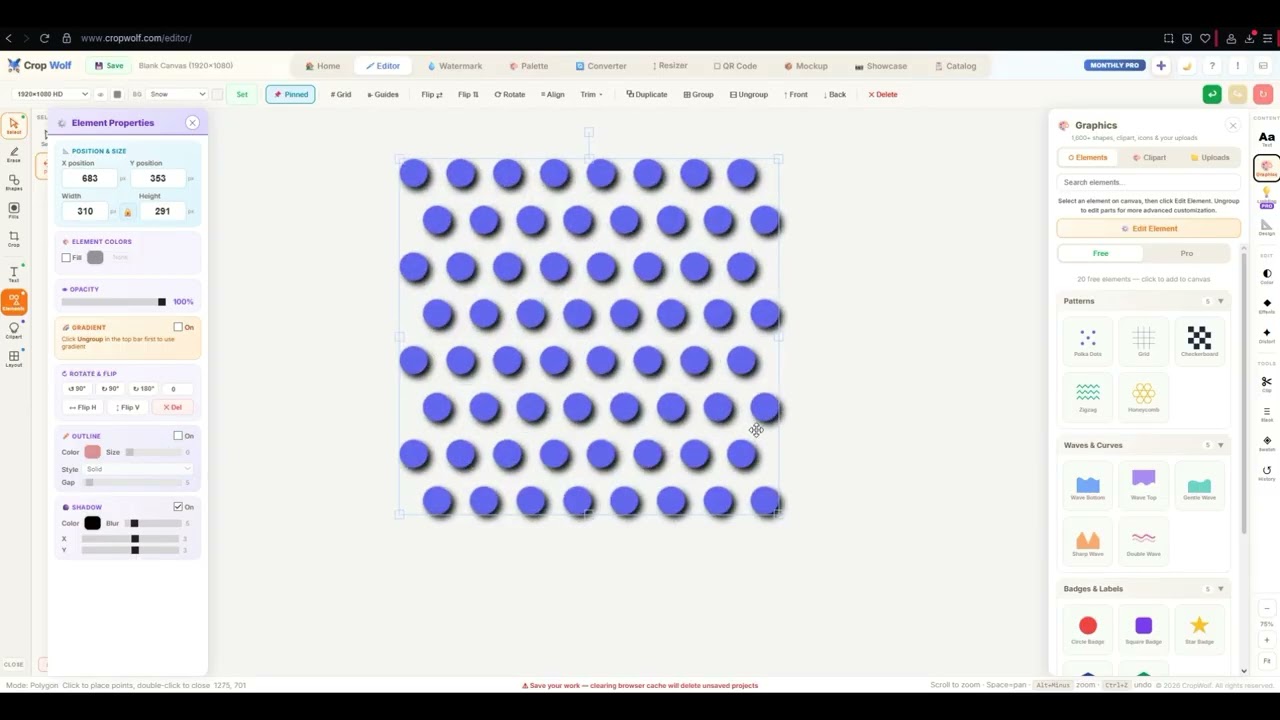 Free Clipart & Design Elements — Add Shadows & Outlines Tutorial