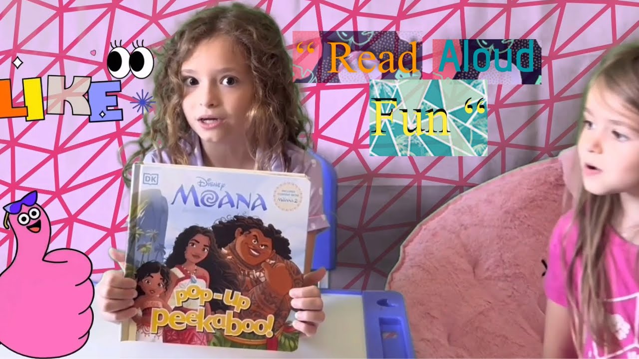 Moana Pop-Up Peekaboo! | Fun DisneyBook Read with me Aloud with Surprises! By DK and Disney
