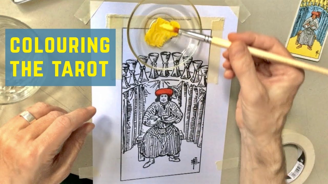 How to colour in your own tarot cards. With Robert Farrah