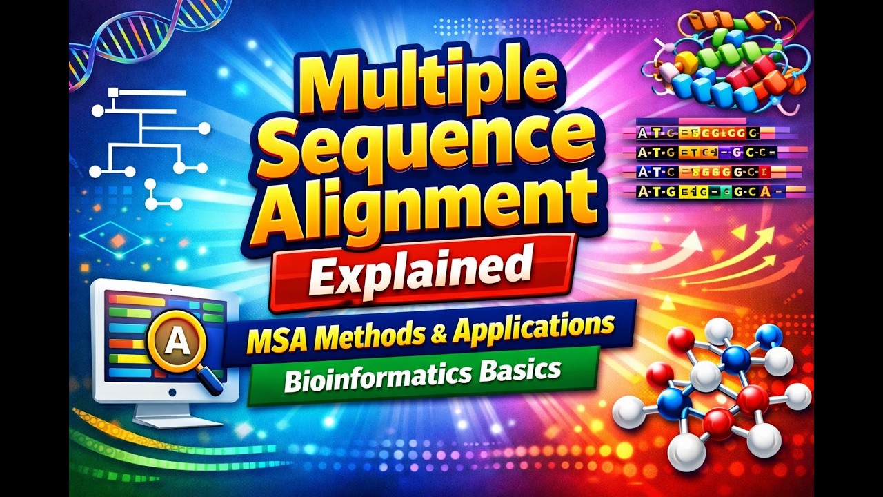 Multiple Sequence Alignment Explained | MSA Methods & Applications | Bioinformatics Basics