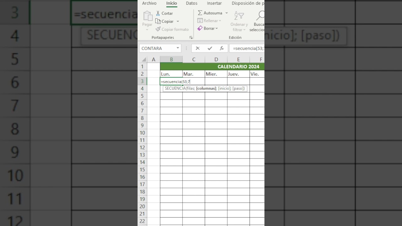EASY EXCEL CALENDAR #superexcel #excel