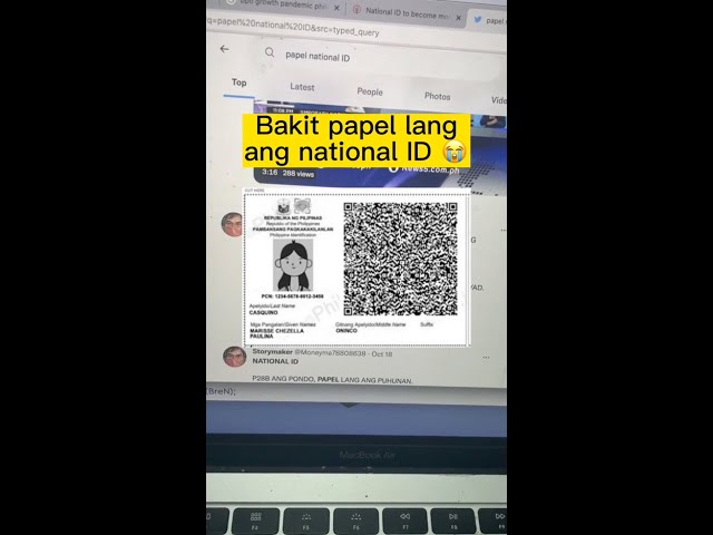 EXPLAINER: Bakit papel lang ang PhilSys o national ID?