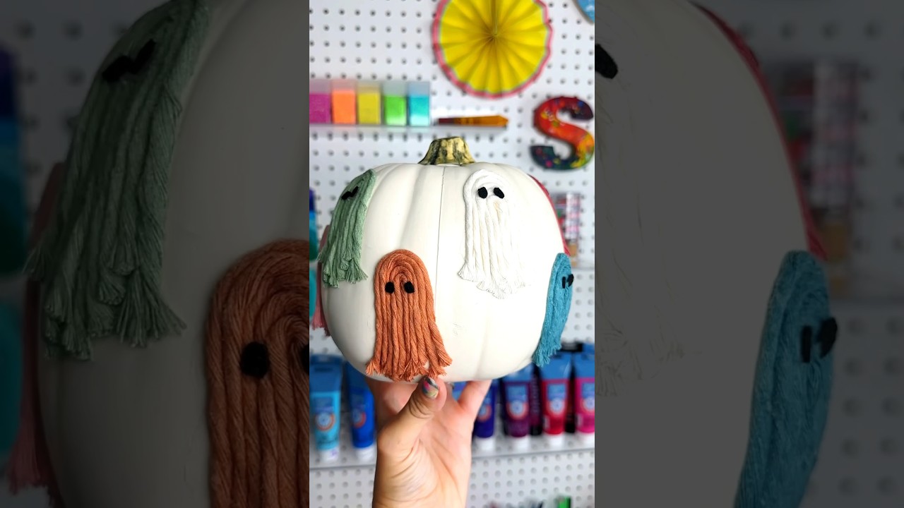 Ide dekorasi labu yang mudah! #labu #labu #dekorasilabu #halloween #kerajinanhalloween