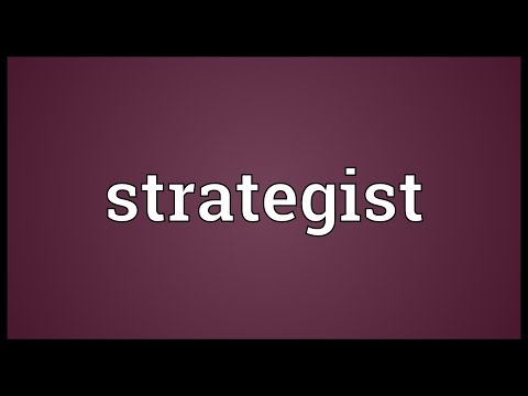 Strategist Meaning
