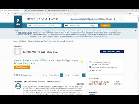 REVIEW of Select Home Warranty