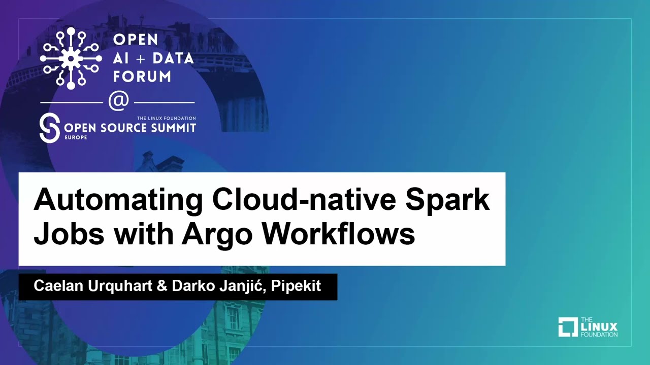 Automating Cloud-native Spark Jobs with Argo Workflows - Caelan Urquhart & Darko Janjić, Pipekit