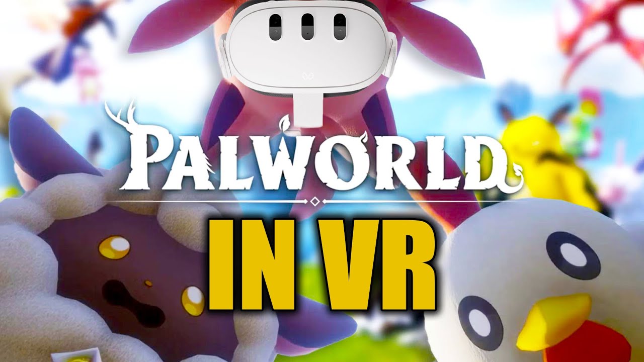 PALWORLD in VR is AMAZING! | UEVR Mod
