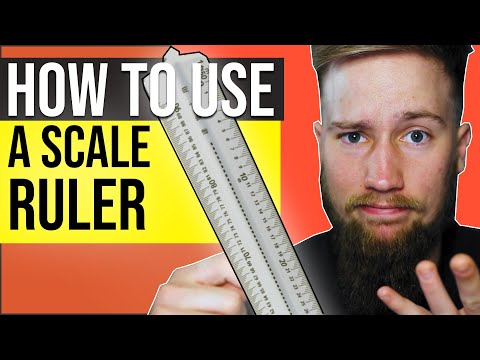 How to Use a Scale Ruler (for Students) - Architecture and Engineering