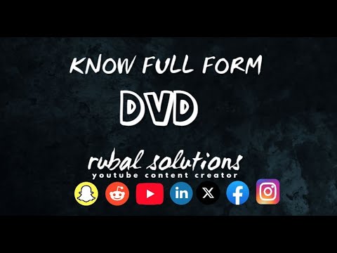 Full Form DVD || What is DVD ?