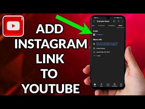 How To Add Instagram Link To YouTube Channel