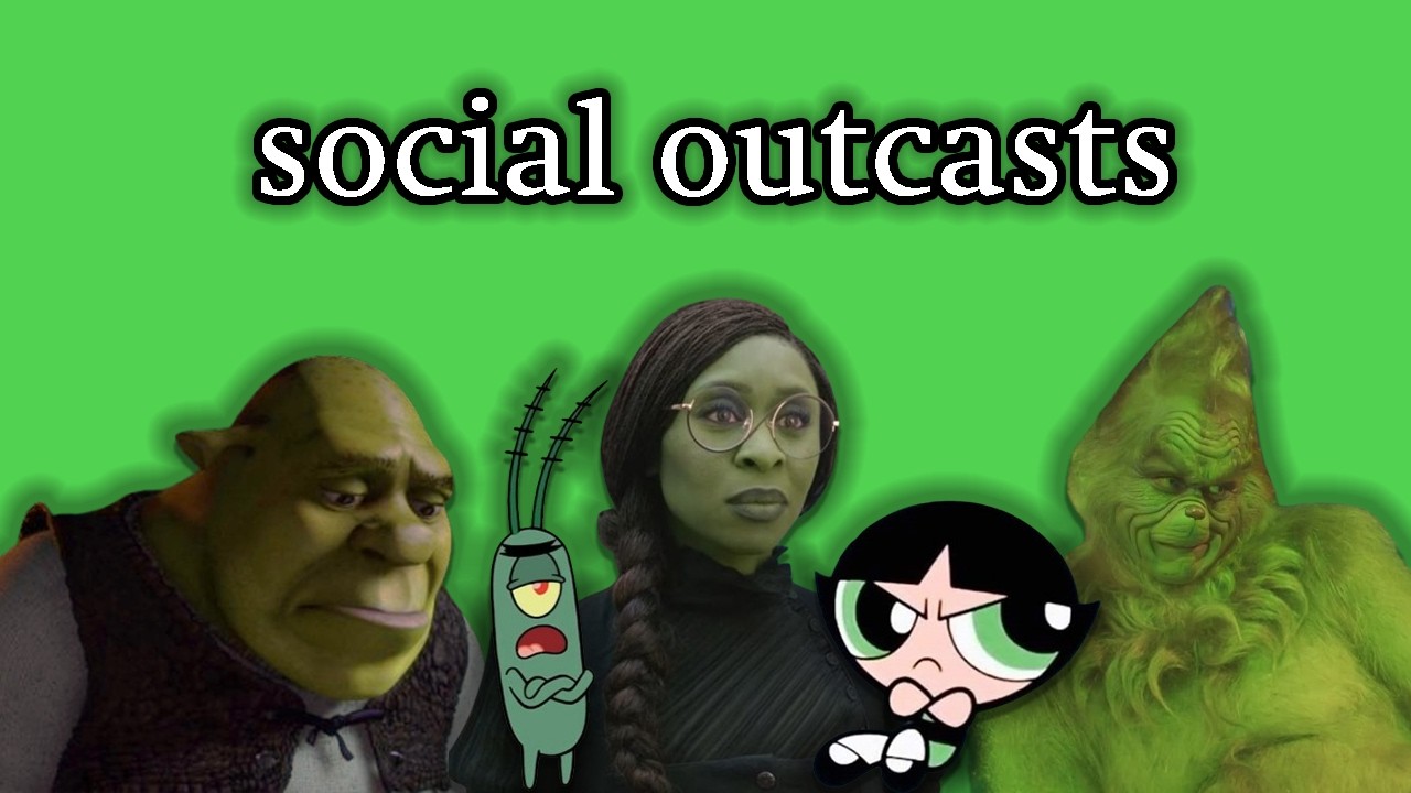 Why Do Green Characters Symbolize Rejection?