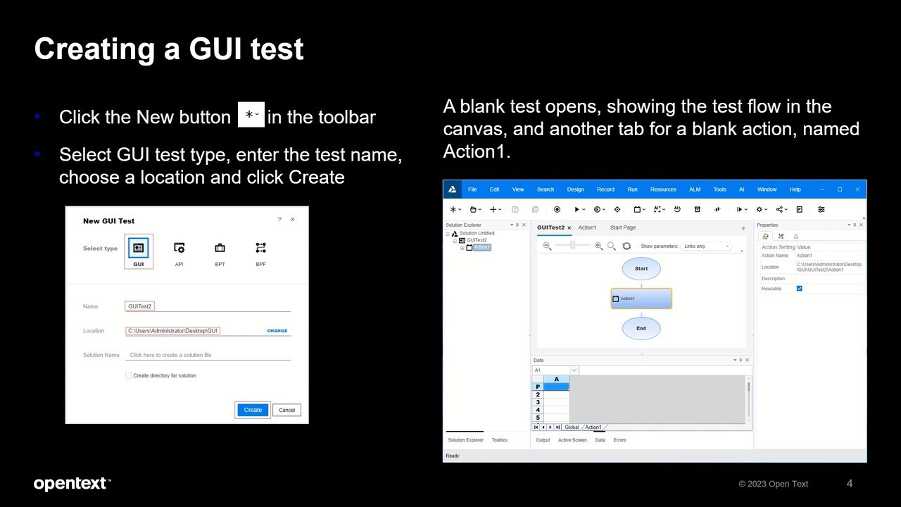 UFT One - Creating your first UFT One GUI test