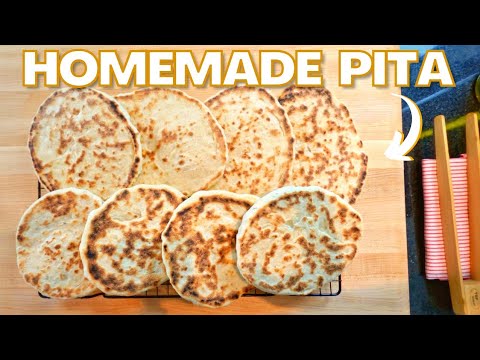 Authentic Greek Pita Bread Recipe | Summer Sides