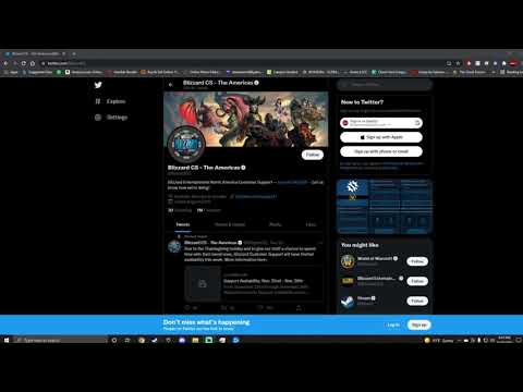 Blizzard is experiencing a DDoS attack RIGHT NOW!!