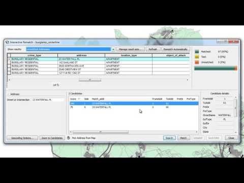 ArcGIS 10.1 Tutorial: Geocoding Residential Burglaries with Streets Locator