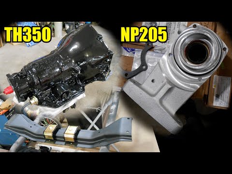 70 Chevy Truck B&M TH350 & NP205 Transfer Case Adaptor Assembly