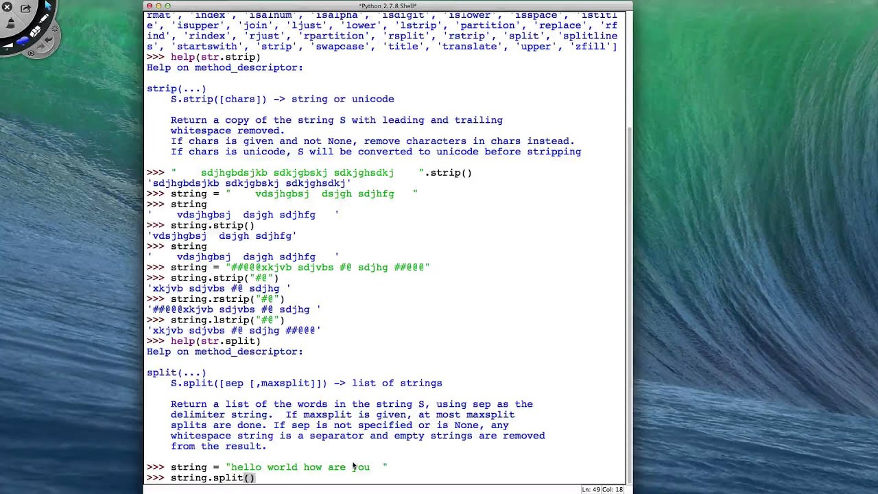 Python String Methods Part 1
