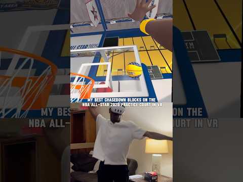My best chase down blocks on the NBA ALL-STAR 2025 practice court in vr!! #gymclassvr #gcnbabundle