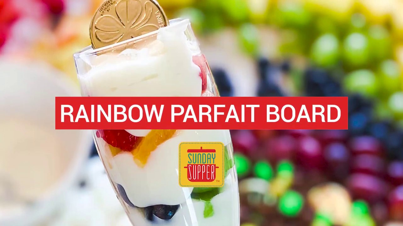 Rainbow Fruit and Yogurt Parfait Bar