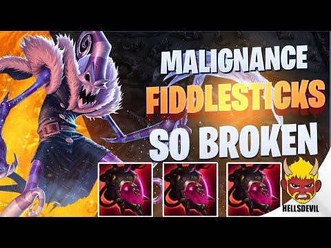 WILD RIFT | MALIGNANCE FIDDLESTICKS IS BROKEN! | Challenger Fiddlesticks Gameplay | Guide & Build