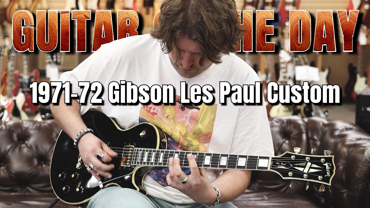 1971-72 Gibson Les Paul Custom Black Beauty | Guitar of the Day