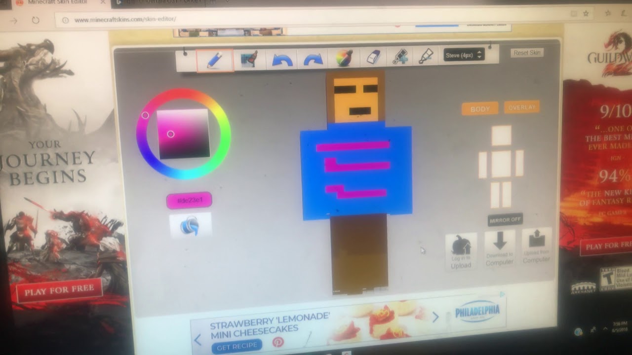 Minecraft skins 2: frisk