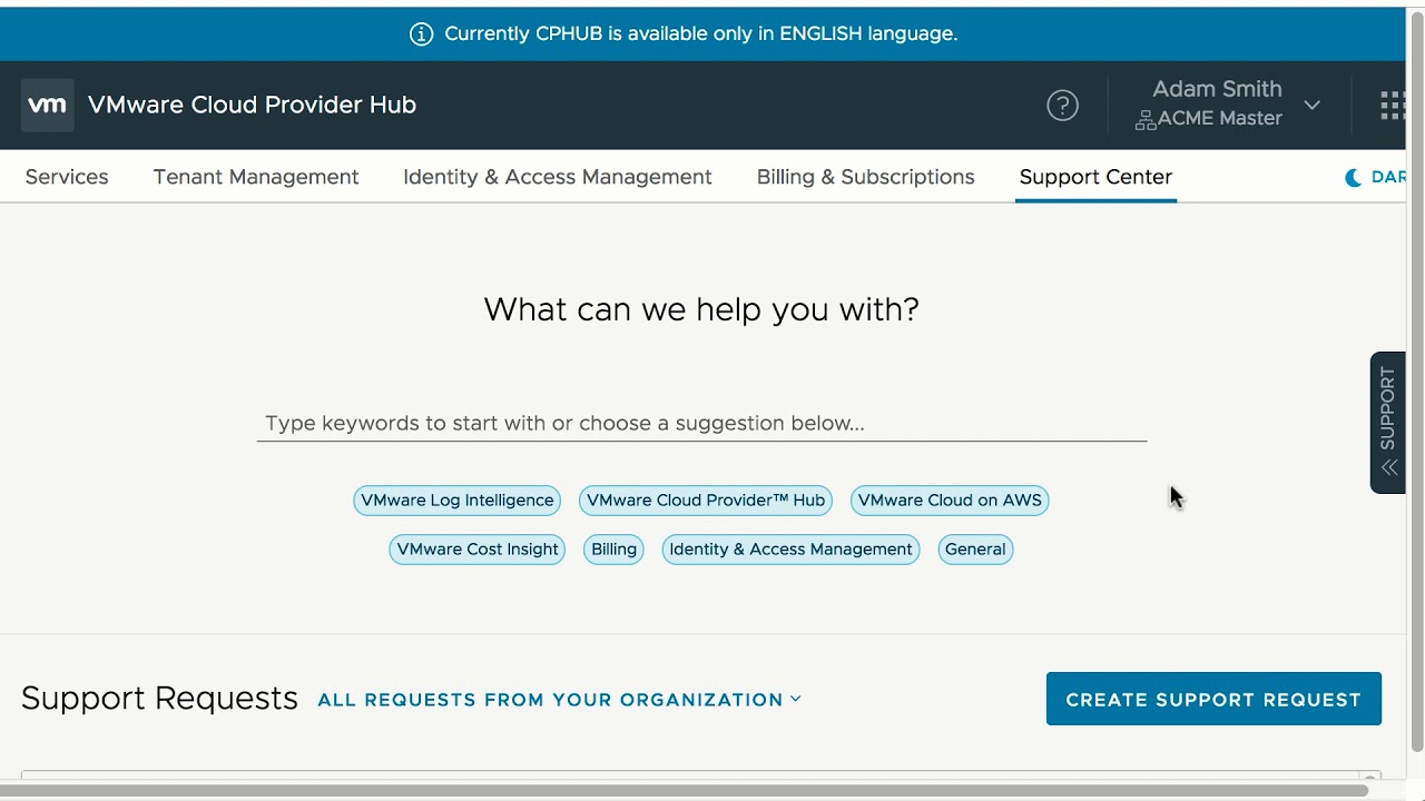 VMware Cloud Provider Hub Overview