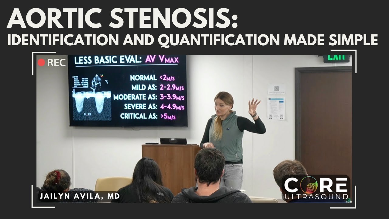 Aortic Stenosis: Identification and Quantification Made Simple