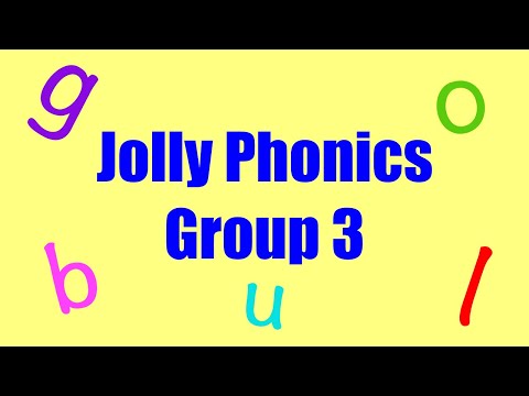 Jolly Phonics Group 3【3 Letter Sounds】