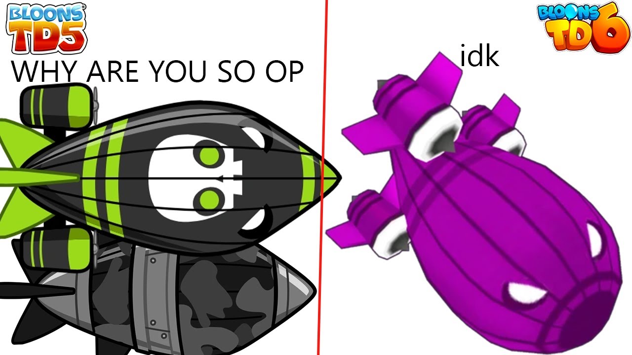 BTD5 BLOONS MEET BTD6 BLOONS