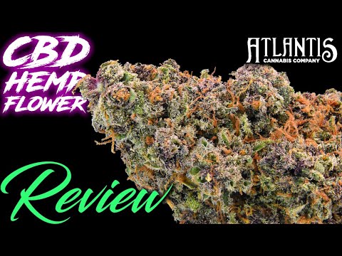 Blue Meringue & Pineapple Sugar Cookies From Atlantis Cannabis Co | CBD Hemp Flower Review