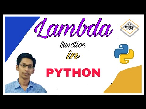 Lambda function in Python Programming Language