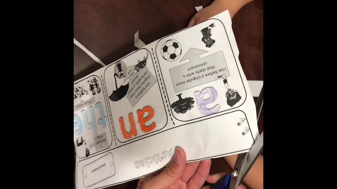 Articles - Interactive worksheet