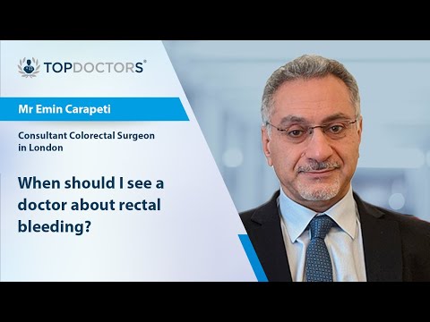 When should I see a doctor about rectal bleeding?
