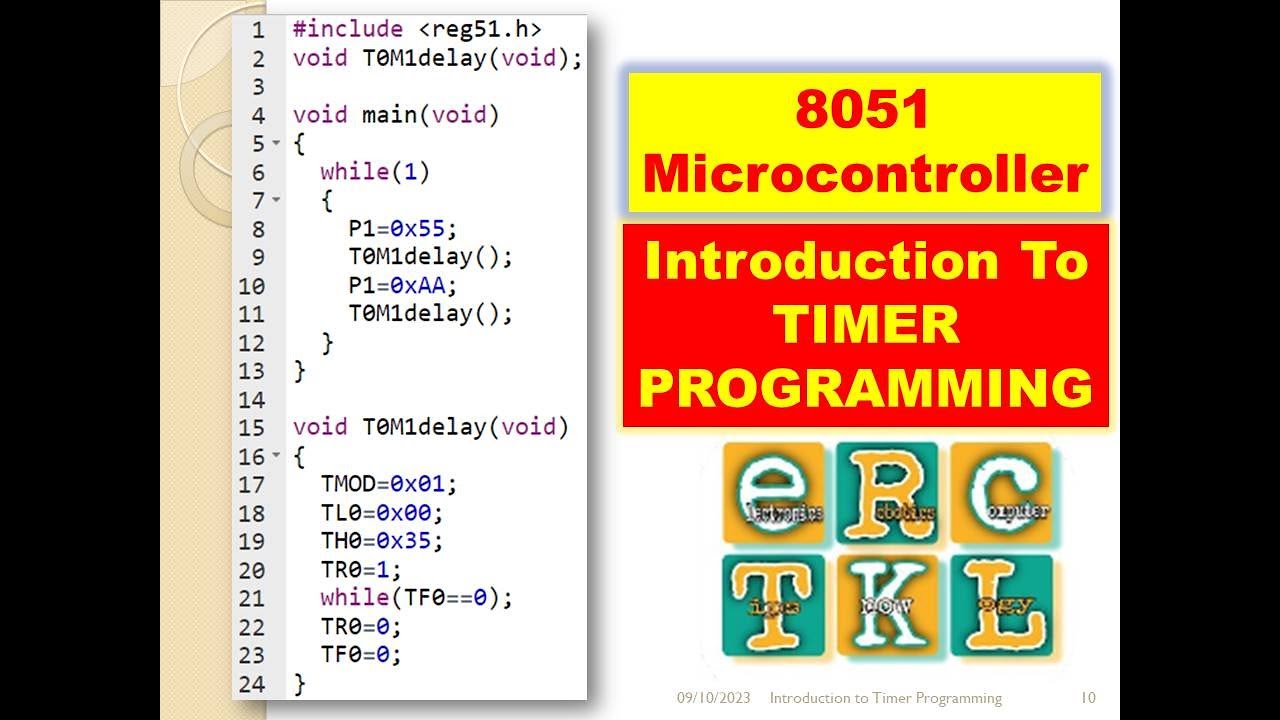 Introduction to 8051 Timer Programming