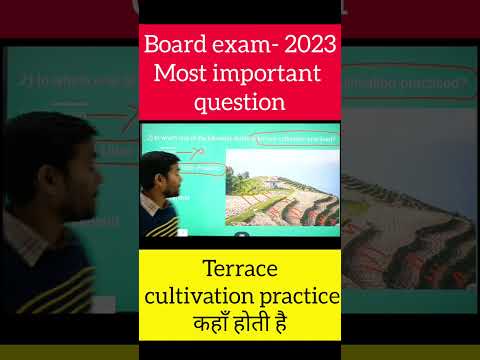 What is Terrace Farming ? Explained !#shorts #shortsvideo #Treanding #rivers #Geography