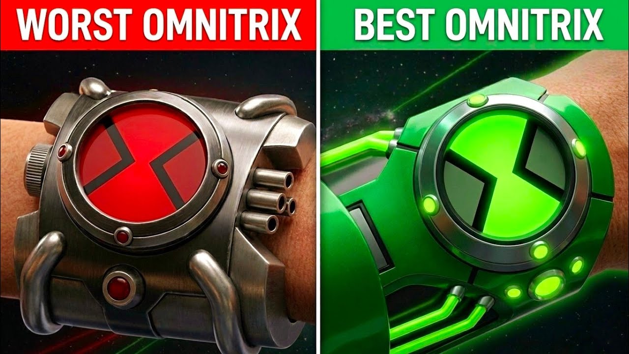 Ranking EVERY Omnitrix in the Ben 10 Multiverse! 