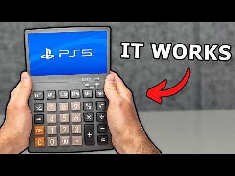 This HACKED calculator plays PS5 games... šÆ