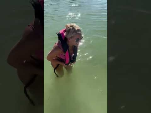 How to test a life jacket 😂 #lifejacket #safetyfirst #humor #bikini