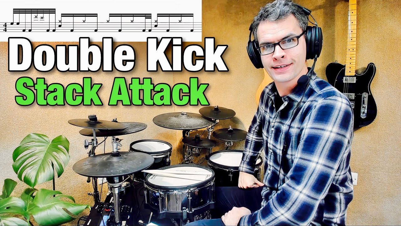 Double Kick Stack Attack - Advanced Drum Lesson