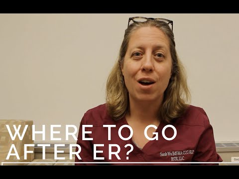 Where to go after ER - R Sound Speech Therapy Help