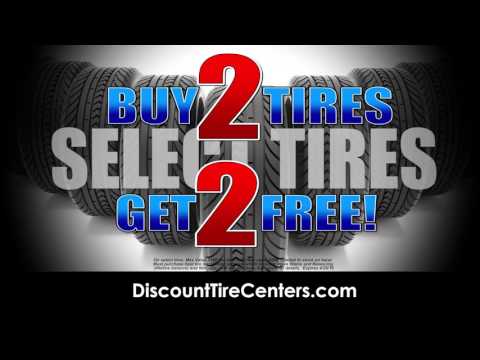 Discount Tire Centers Buy 2 Select Tires Get 2 Free