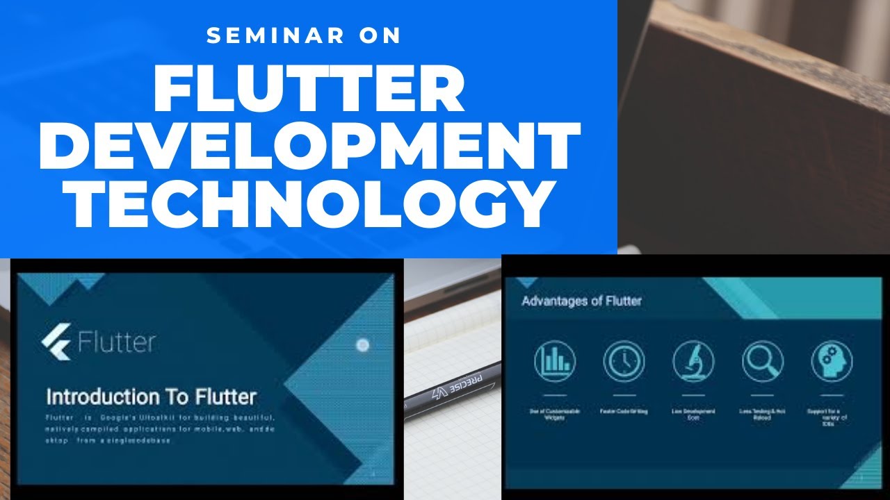 Flutter Development Technology Seminar PPT/What is Flutter Full Explained  PowerPoint Presentation